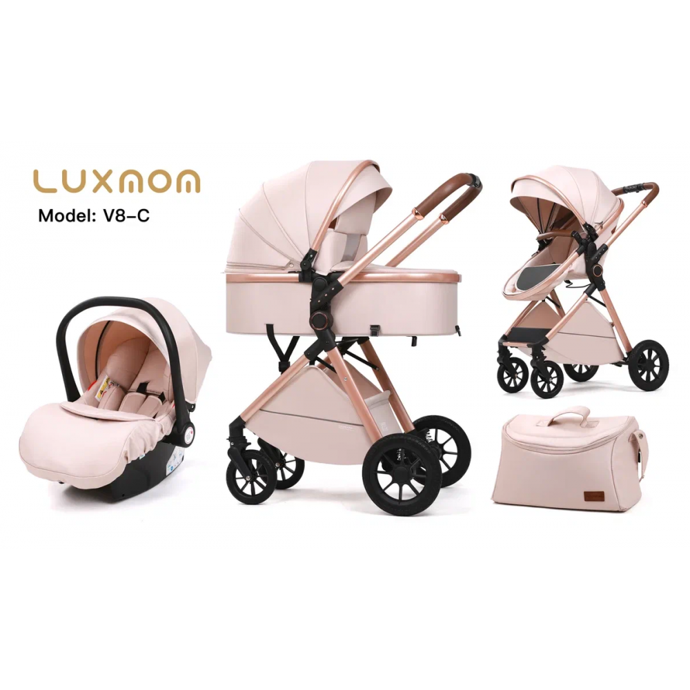 Коляска LUXMOM V2(V8+C) 3в1
